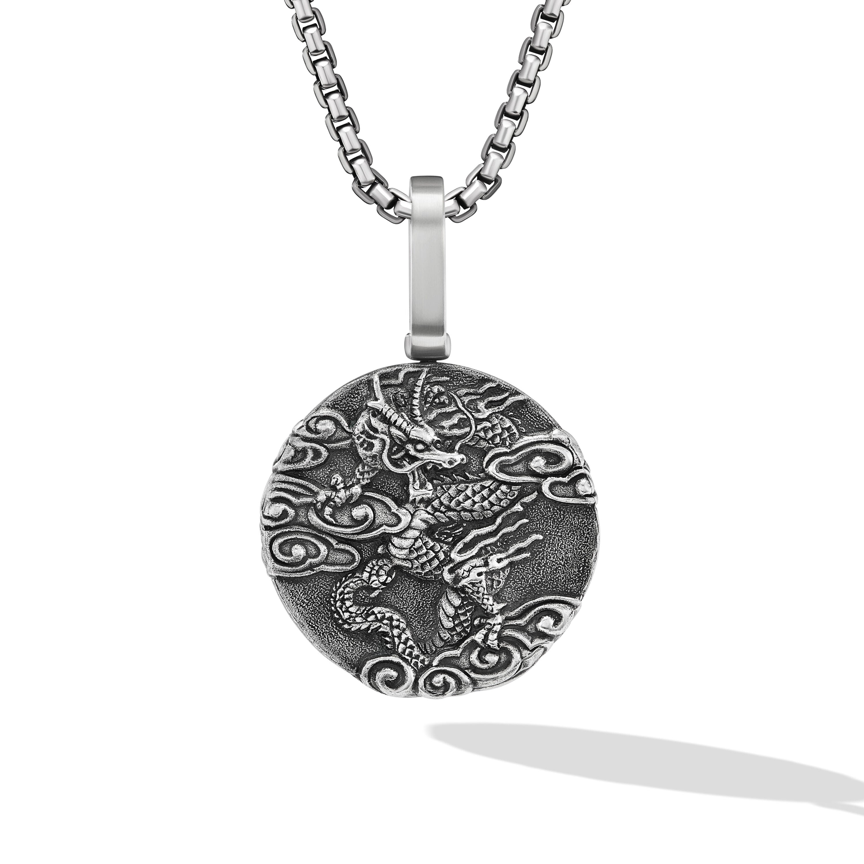 Dragon Amulet in Sterling Silver – Little Switzerland