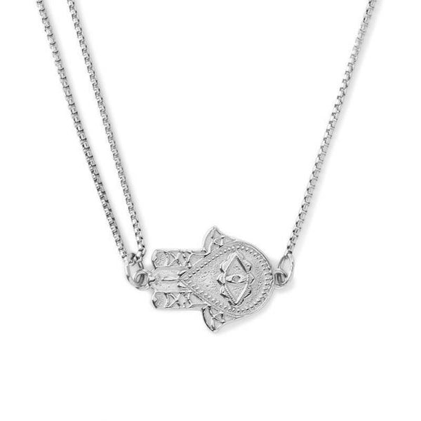 Hand of Fatima Pull Chain Necklace – Little Switzerland